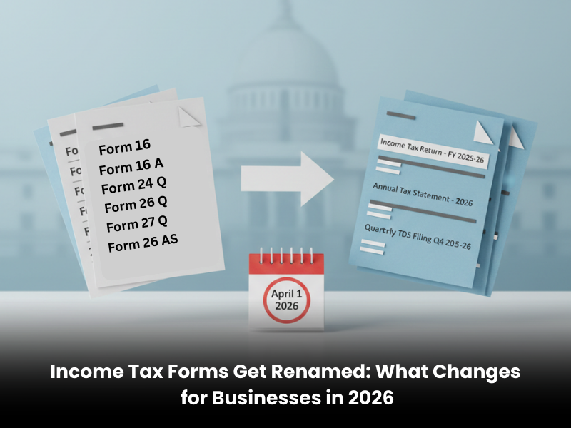 Income Tax Form Changes 2026: New Rules for Indian Businesses - S.K.M. & Co - Chartered Accountant